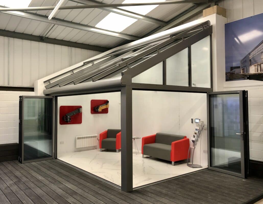Solarlux Wintergarden with both Highline & Ecoline bi-fold doors