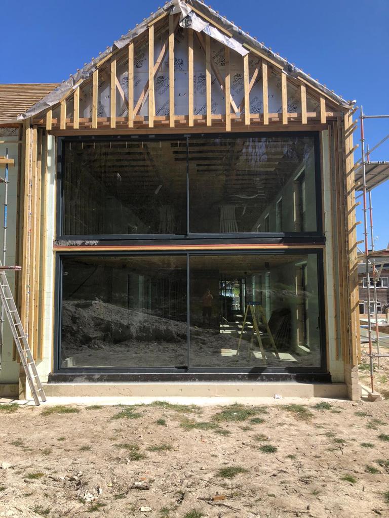 Solarlux Cero II installation - Corsham Building Plastics